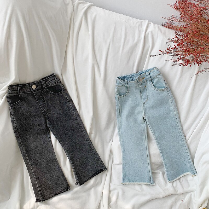 Neue Frühling Baby Mädchen Denim Boot Cut Hosen Ko... – Vicedeal