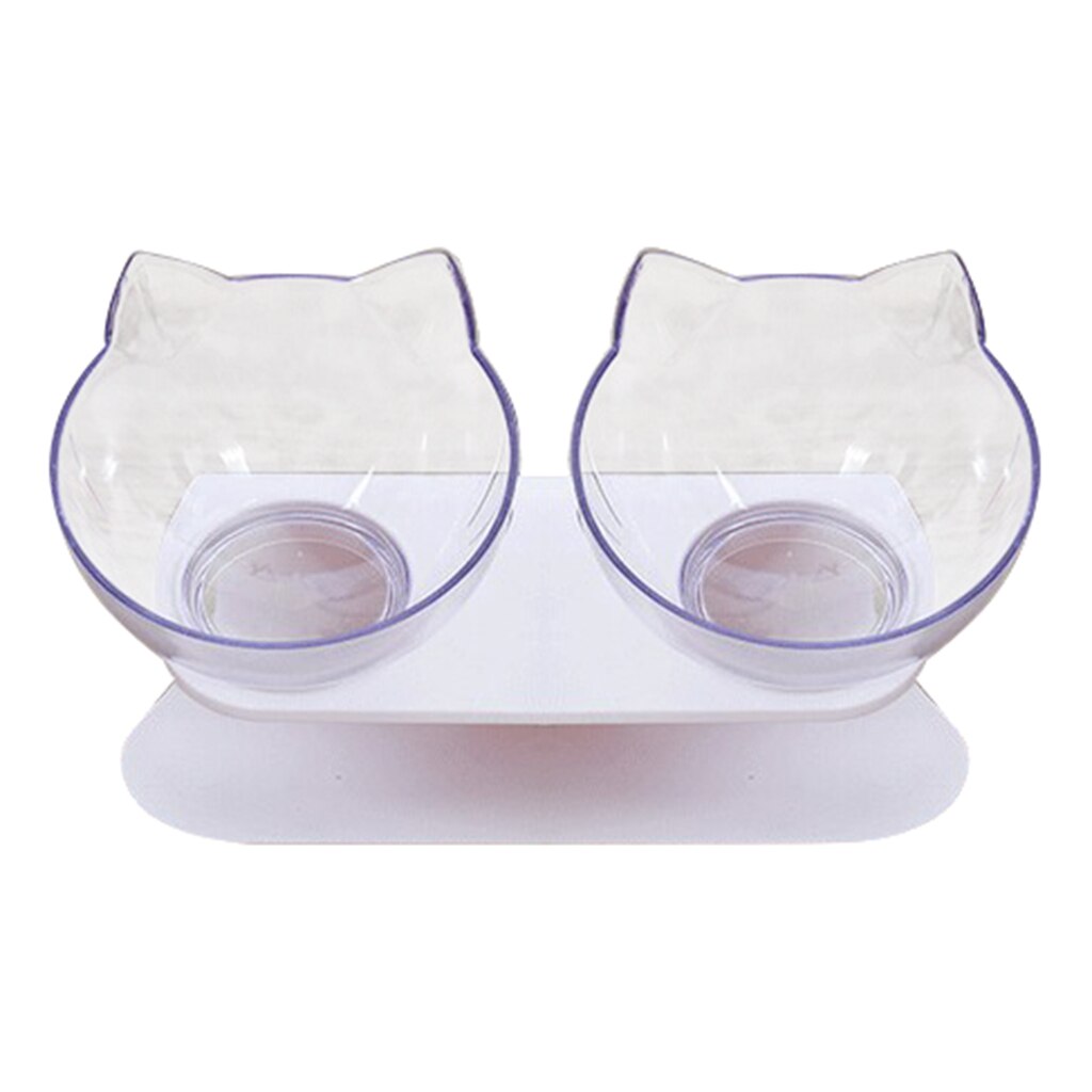 Round Cat Dog Elevated Bowls Pet Raised Feeder For... – Vicedeal
