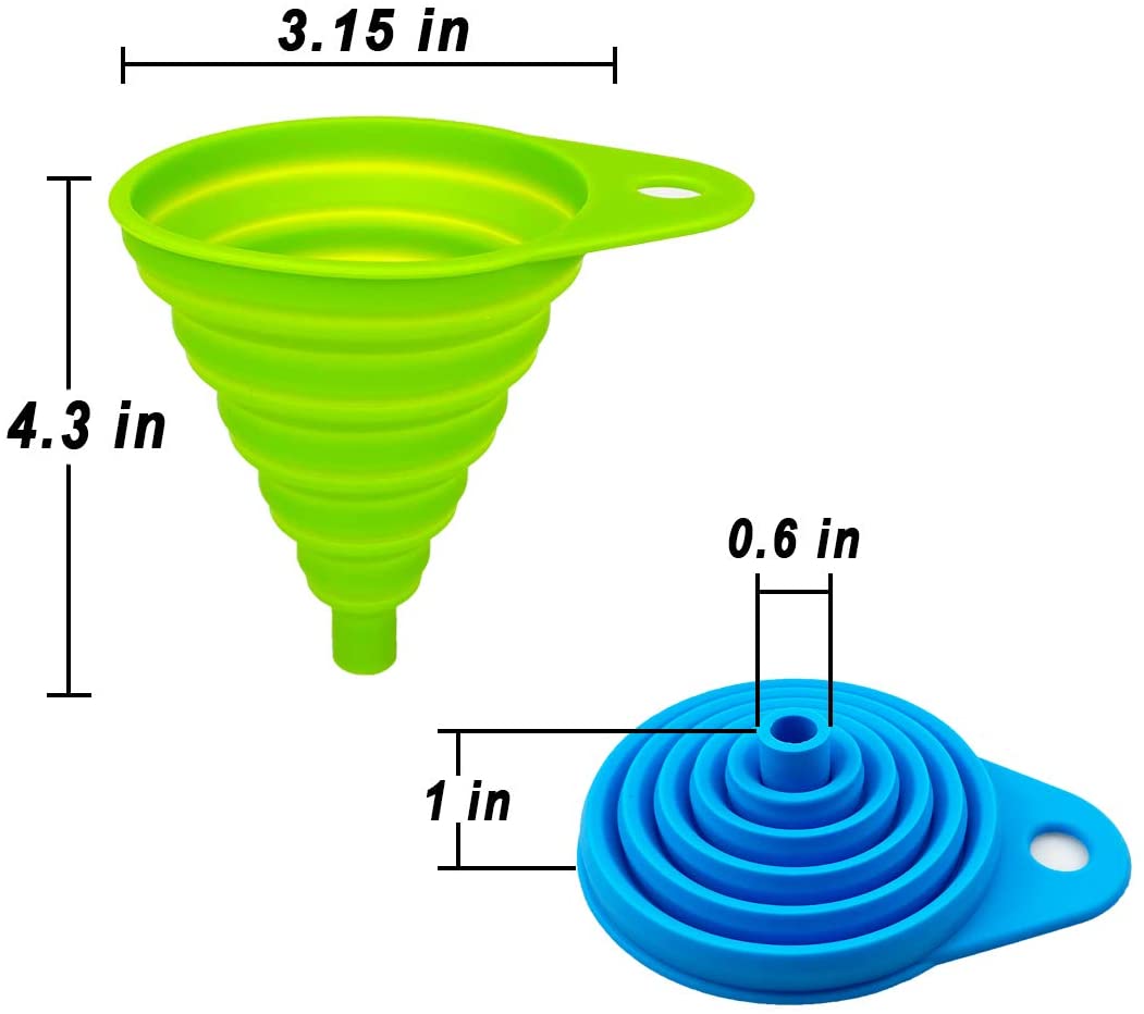 Trechter Inklapbare Flexibele Opvouwbare Hopper Ke... – Grandado