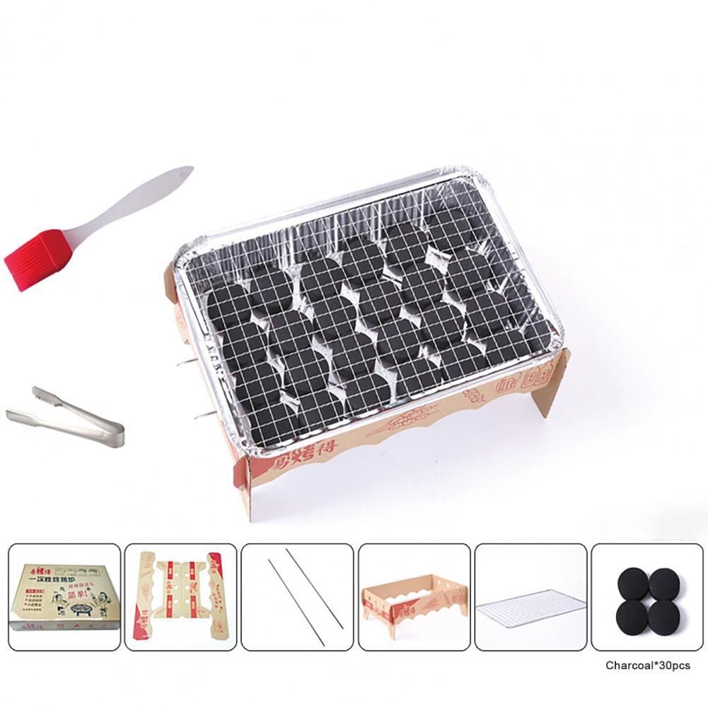 1 Set Stainless Steel Barbecue Grill Disposable Wi... – Grandado
