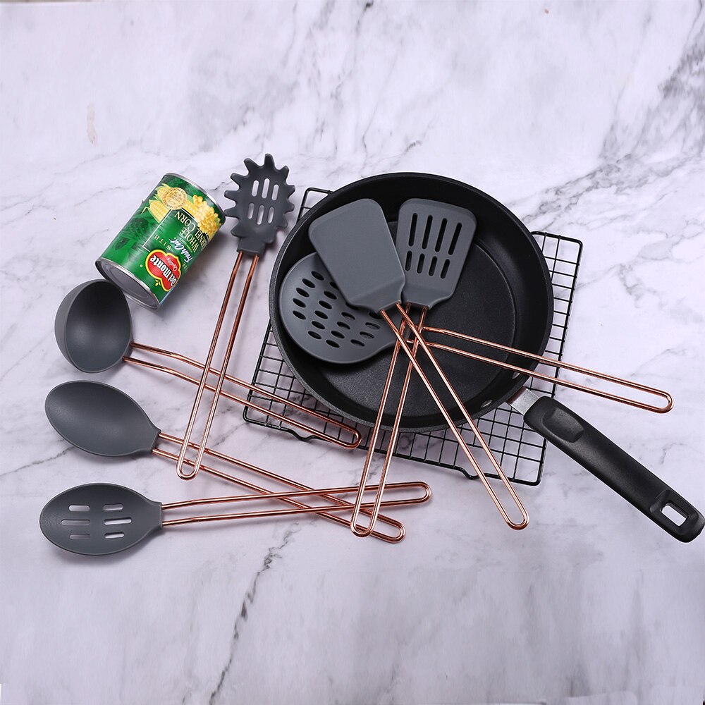 Food Grade Kitchenware 7 pieces Utensils Set Spoon... – Grandado