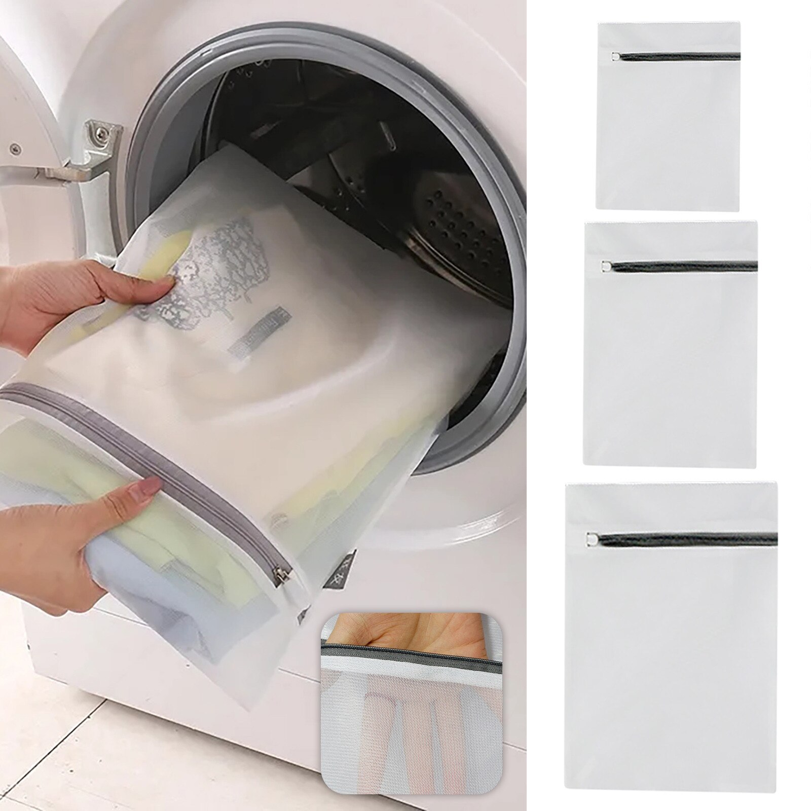 Fine Mesh Laundry Bag Special Machine Wash Bag For... – Grandado