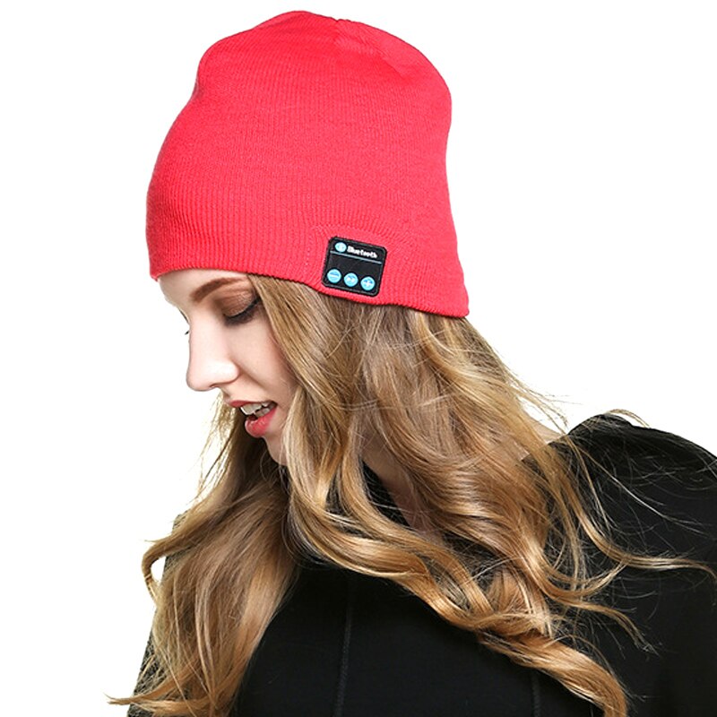 Bluetooth Music Knit Beanie Hat Wireless Smart Cap... – Grandado