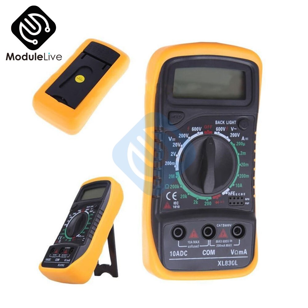 XL830L Digital Multimeter Portable Multi meter AC/... – Grandado