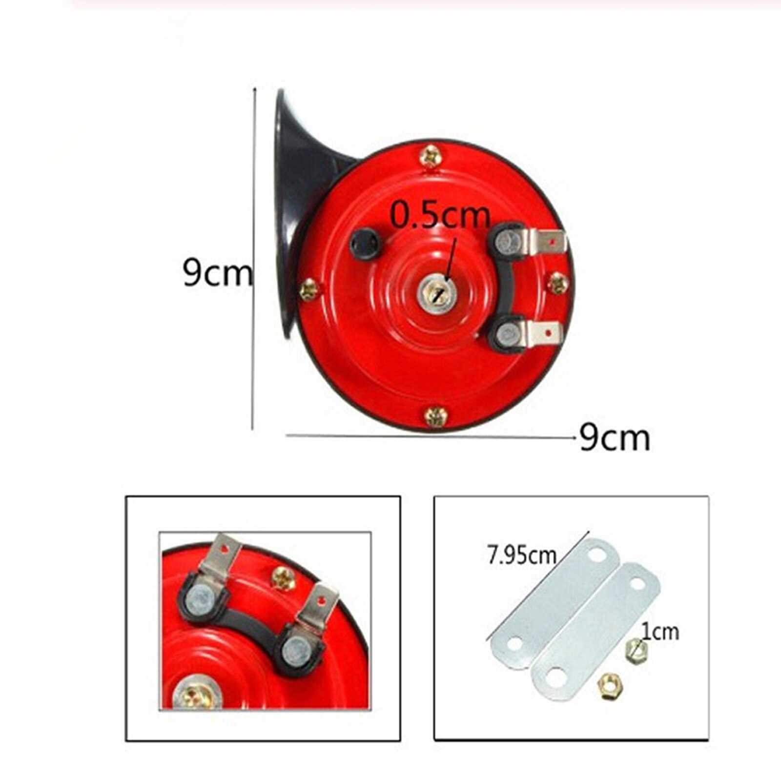 Monophonic Electric Snail Horn Train Horn For Cars... – Grandado