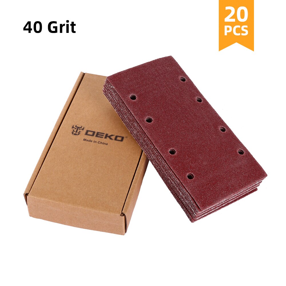 DEKO 20pcs Flat sandpaper, Sanding Paper ,Grit 40-... – Grandado