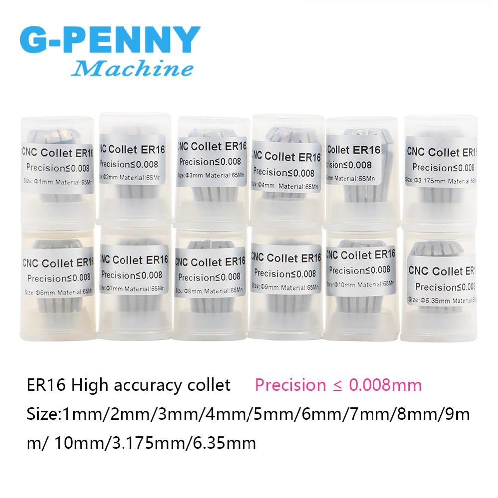 G-Penny ER16 spring collet chuck set 12 pcs High a... – Grandado