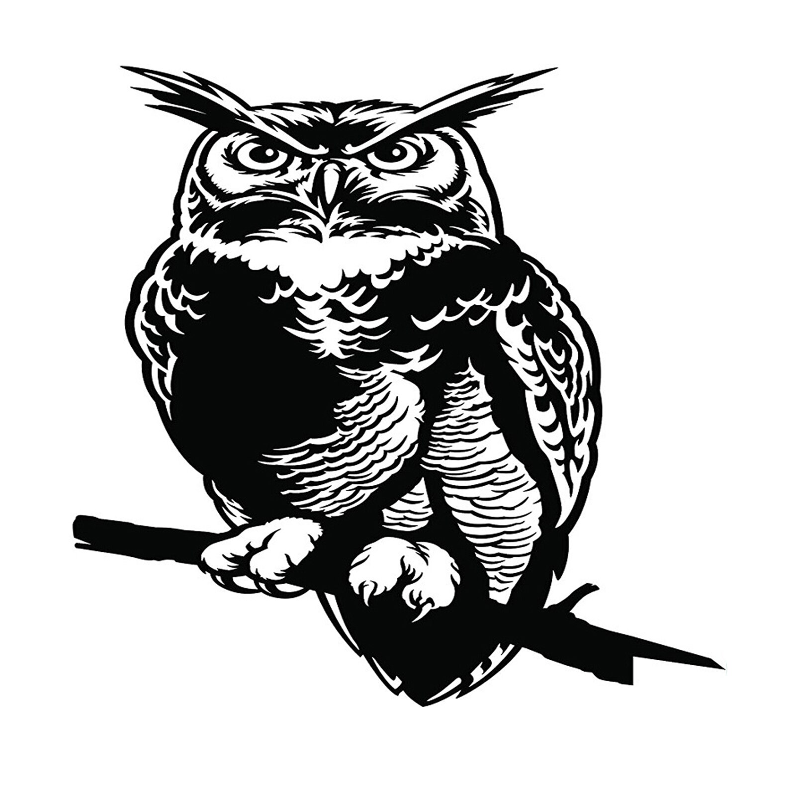 Owl Metal Tree Yard Art Tree Bird Animal Art Garde... – Grandado