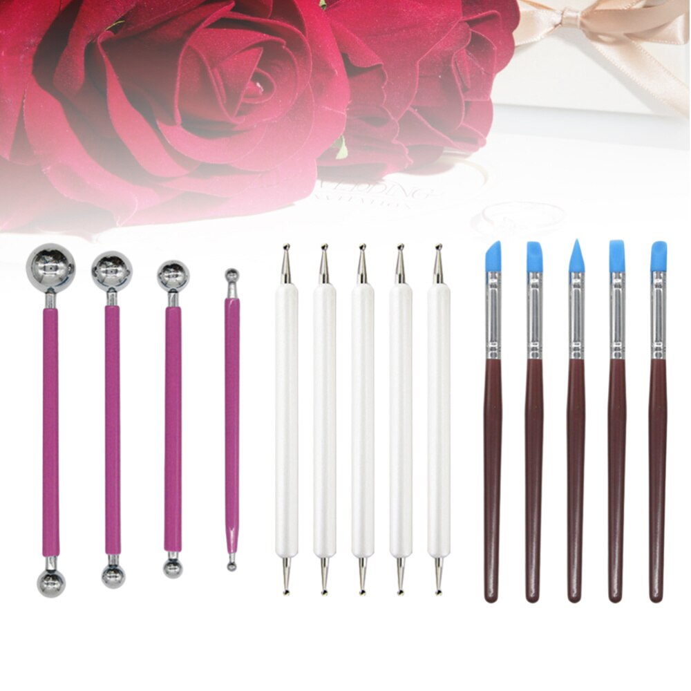 14pcs Clay Sculpting Tool Wooden Handle Ceramic Po... – Grandado