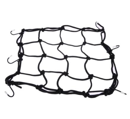 6 Hooks 30*30cm Motorcycle Mesh Net Bag Luggage Ca... – Grandado