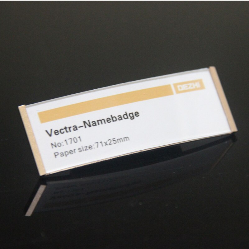 Arc Brooch Type Aluminum alloy Name Tag ID Arc Bad... – Grandado