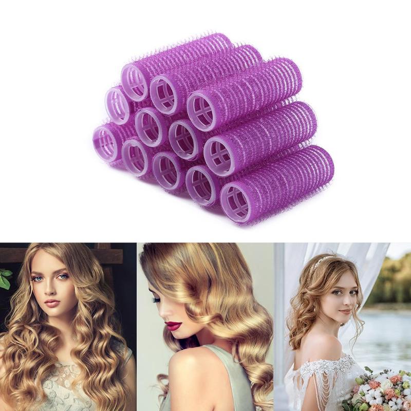12 PCS automatically control hair rollers to grab ... – Grandado