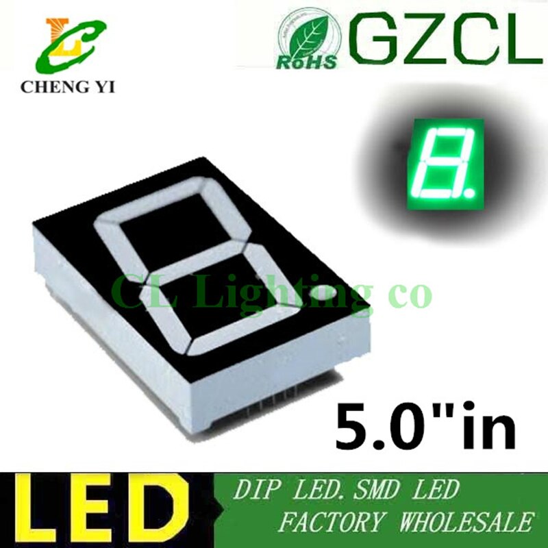 Pure green 5 inch LED Display 140*105*15.9mm Commo... – Grandado