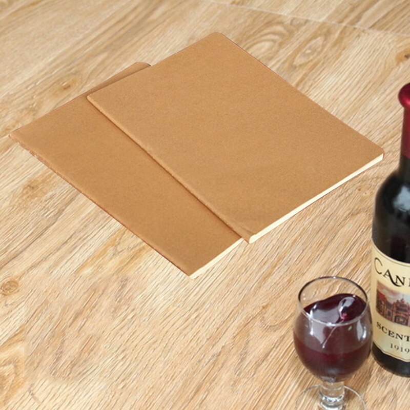 B7 Cowhide Paper Notebooks Blank Notepad Vintage S... – Grandado