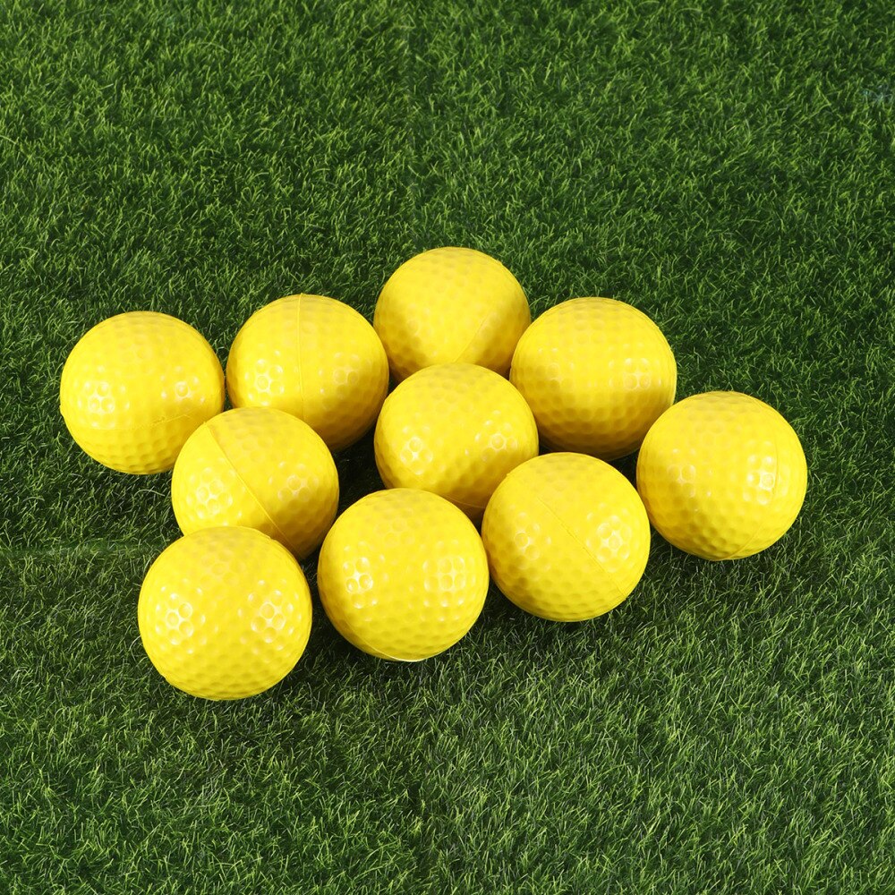 10pcs Indoor Practice PU Golf Balls Soft Elastic T... – Grandado