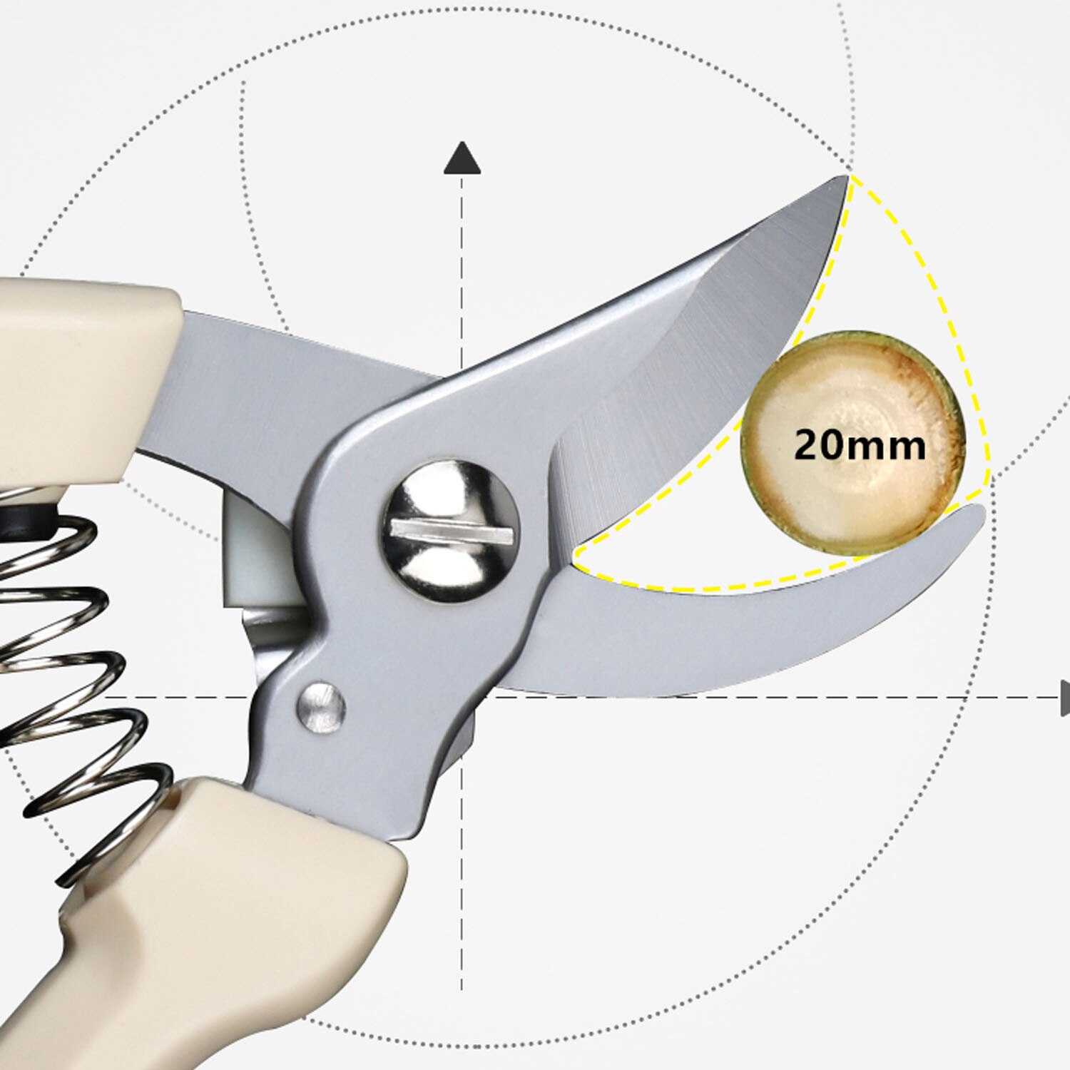 Behogar Stainless Steel Garden Trimming Scissors P... – Grandado