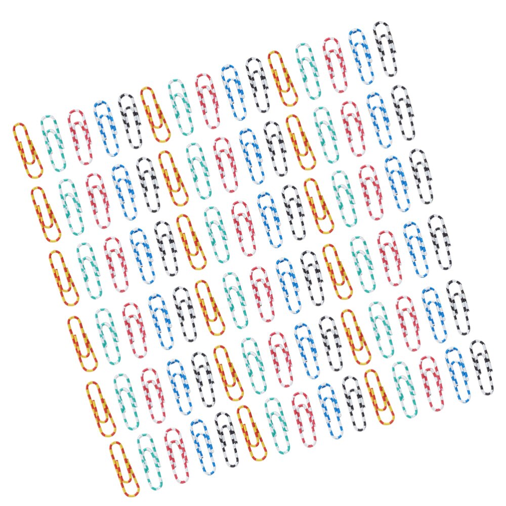 450pcs Zebra Paper Clip Metal Colorful Spring Clip... – Grandado