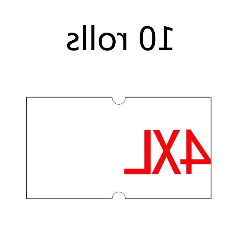 10 Rolls White Price Label Price Tag Labeling 22mm... – Vicedeal