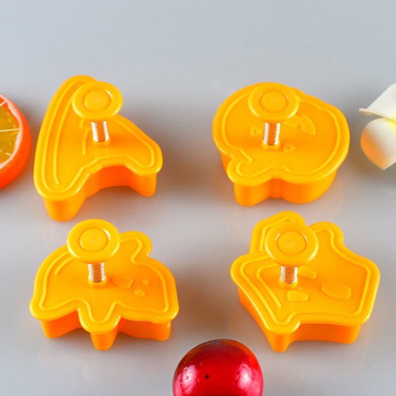 4 Stuks Halloween Cookie Stempel Biscuit Mold Pomp... – Grandado