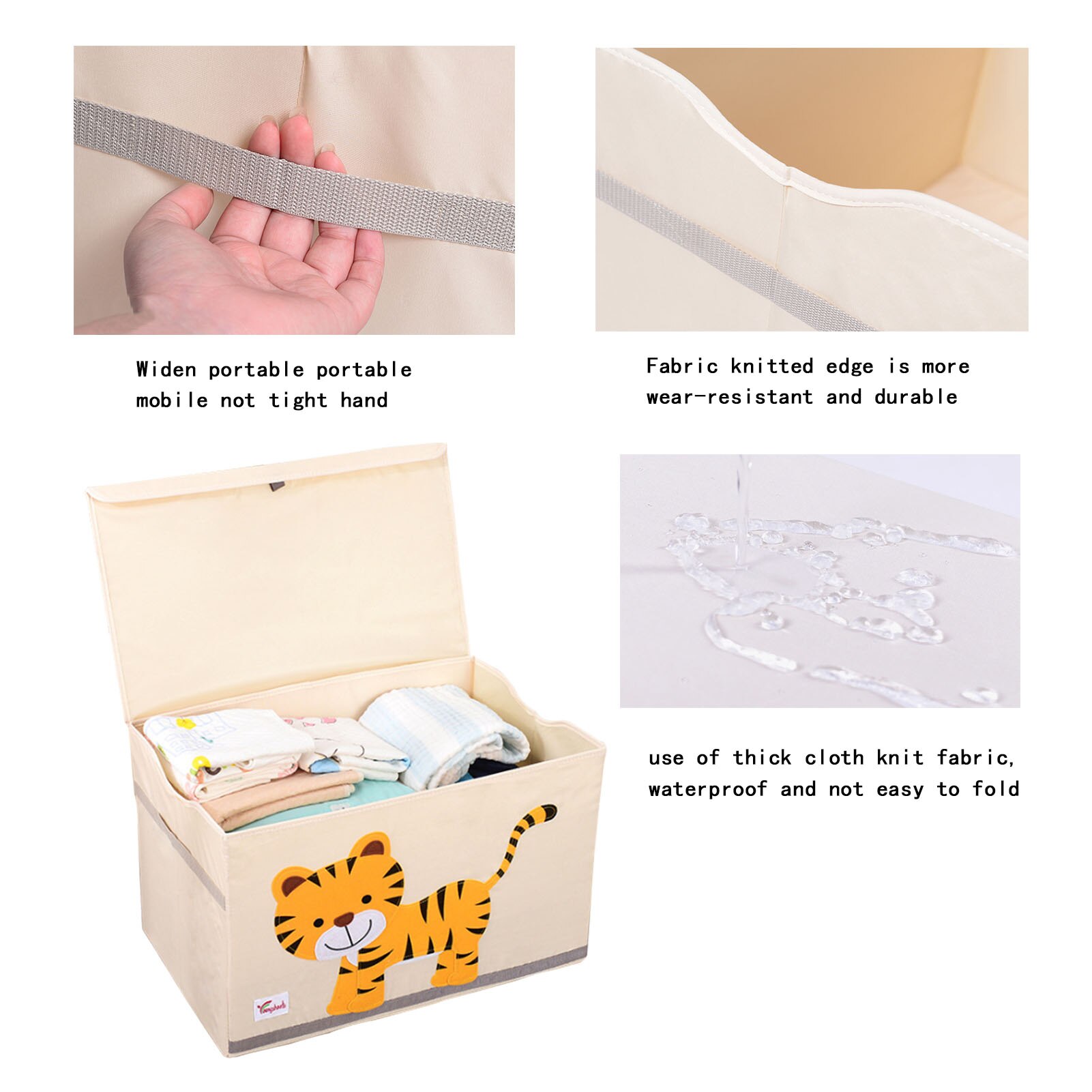 Foldable Storage Box Cartoon Storage Organizer Wit... – Vicedeal