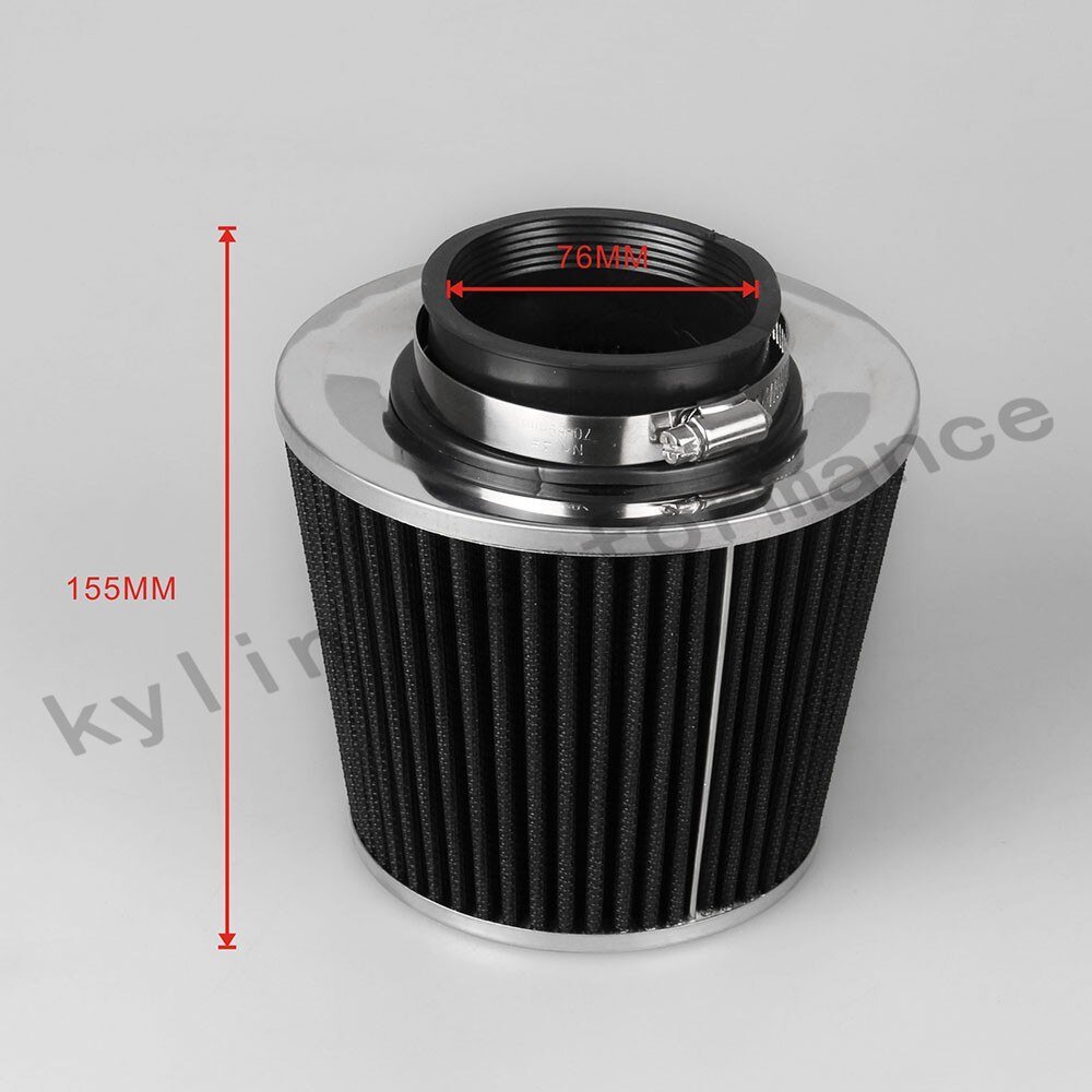 KYLIN STORE - Black 3in Air Filter Flow Cold Air I... – Grandado