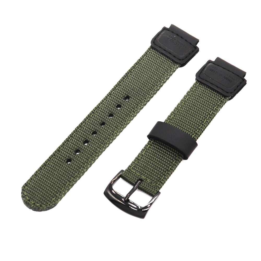 18mm Nylon Canvas Watch Strap for Casio SGW-300/40... – Grandado
