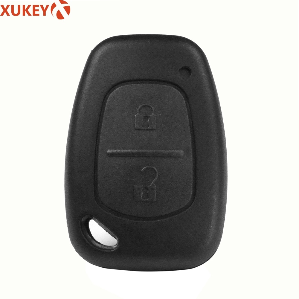2 Button Remote Car Key Shell Case Fob for Renault... – Vicedeal