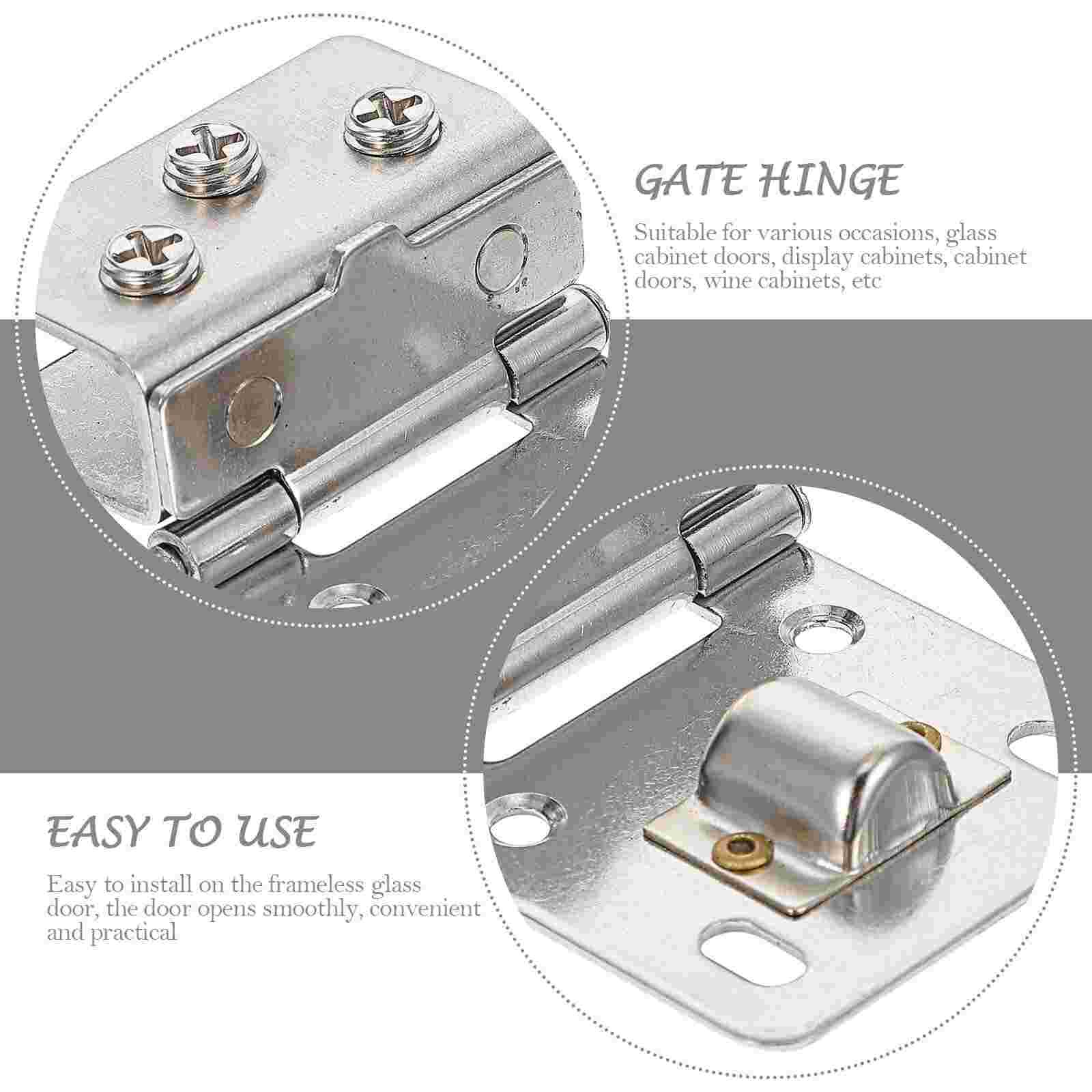 4pcs Stainless Shower Room Hinge Cabinet Hinge Fra... – Grandado
