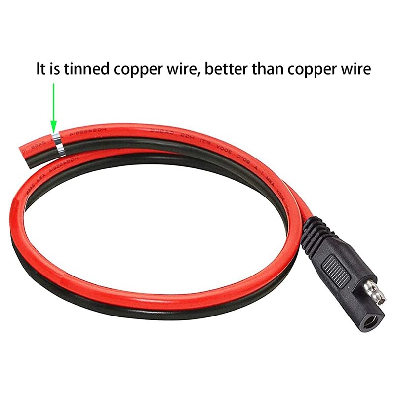 Sae Connector Verlengkabel, 10AWG Zonnepaneel Sae ... – Vicedeal Sae Connector Verlengkabel, 10AWG Zonnepaneel Sae ... – Vicedeal