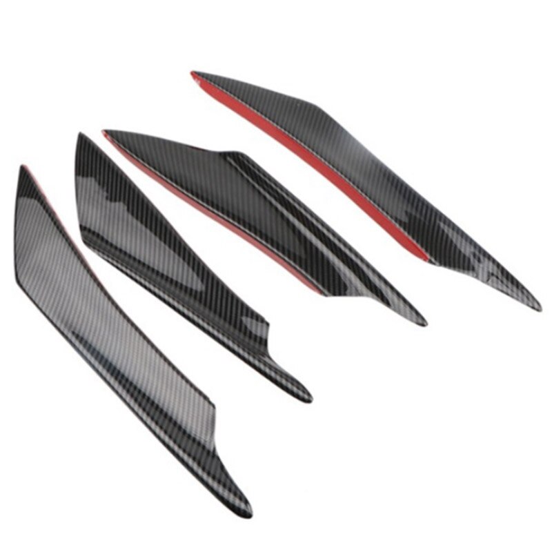 4 Stuks Carbon Fiber Stijl Auto Bumper Fin Canard ... – Grandado