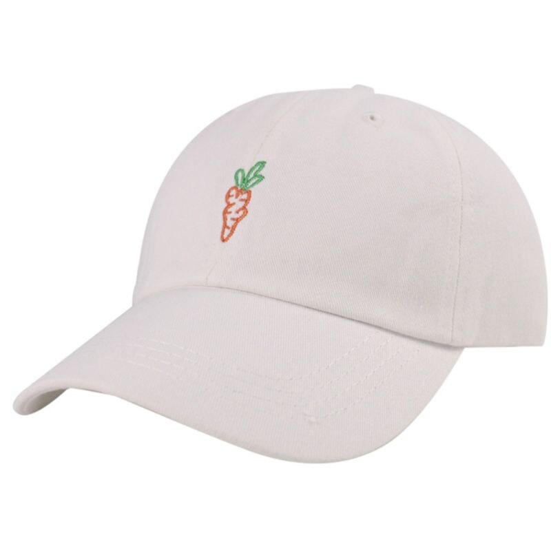 Unisex Cute Carrot Embroidered Cotton Baseball Cap... – Grandado