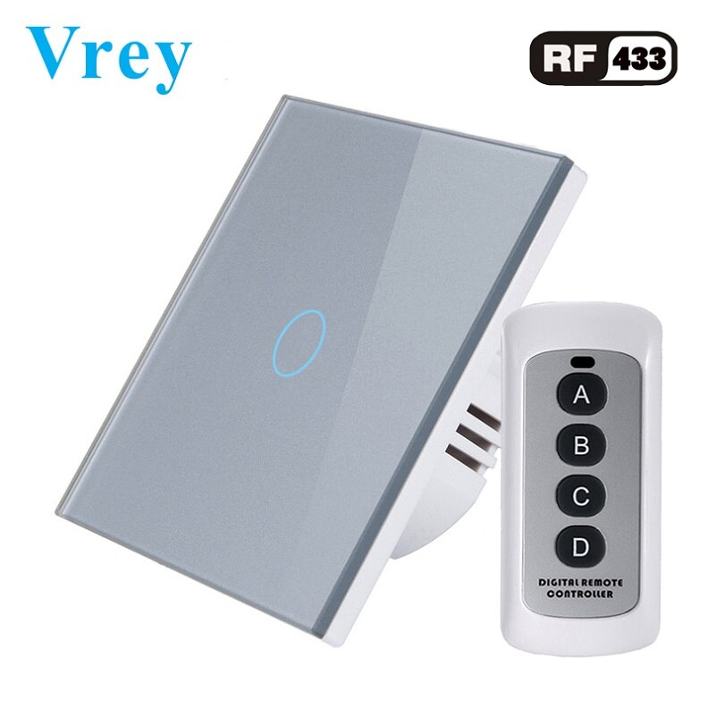 Vrey EU Standard Touch Schalter, 1Gang 1 Weg, Wand... – Vicedeal