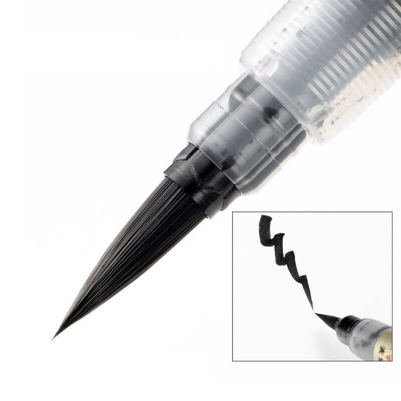 Pentel Fude touch Brush pen, Extra Thin, Medium, B... – Vicedeal