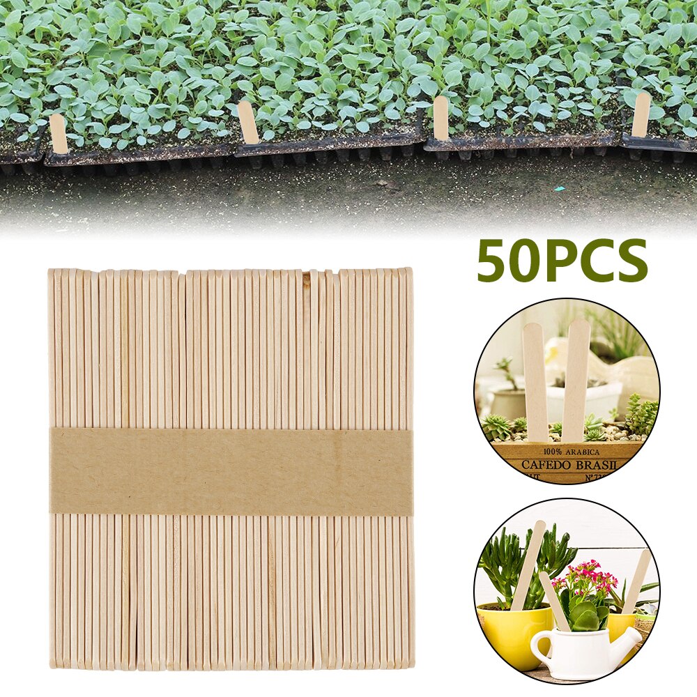 50Pcs/Lot Nature Color Craft Ice Cream Sticks Wood... – Grandado