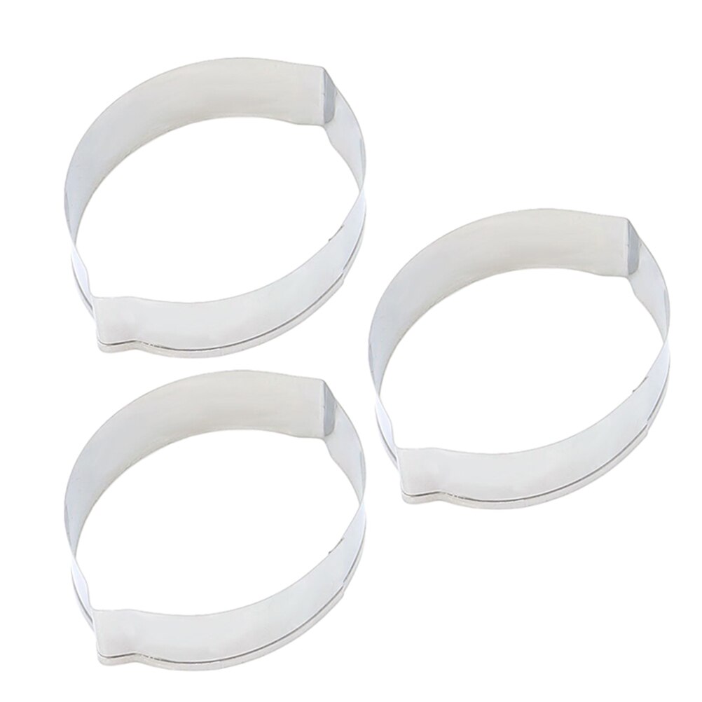 3 Pcs Cookie Cutter Molds Lemon Shape Stainless St... – Vicedeal