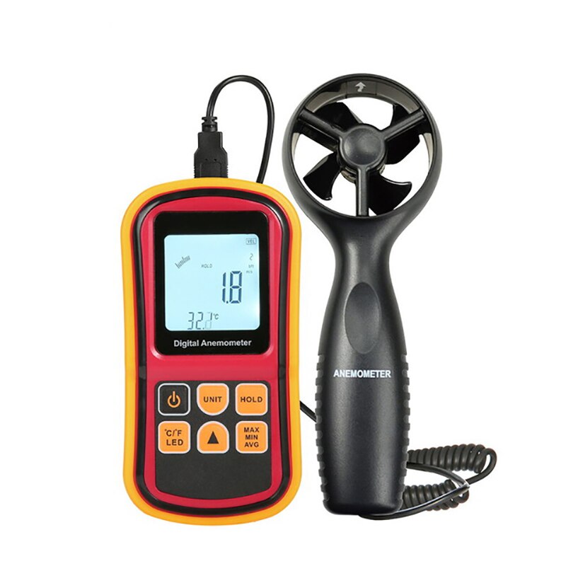 Handheld Digital Wind Speed Meter Anemometer Air F... – Grandado
