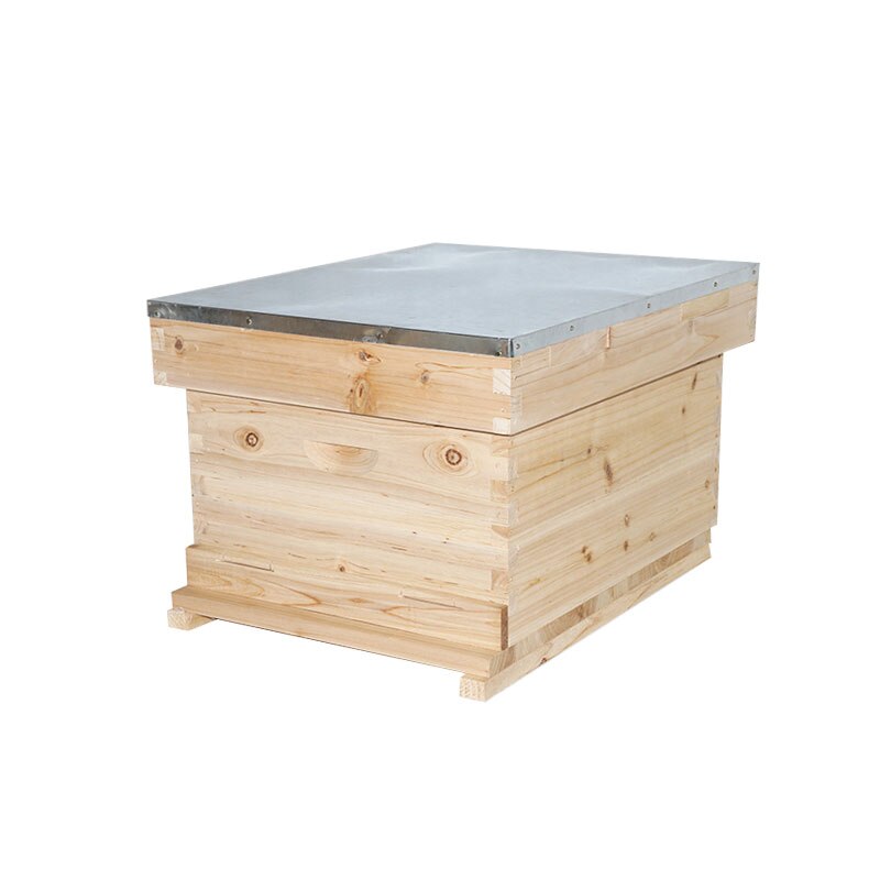 Single Beehive Box With Metal Top Cover, Metal Mes... – Vicedeal