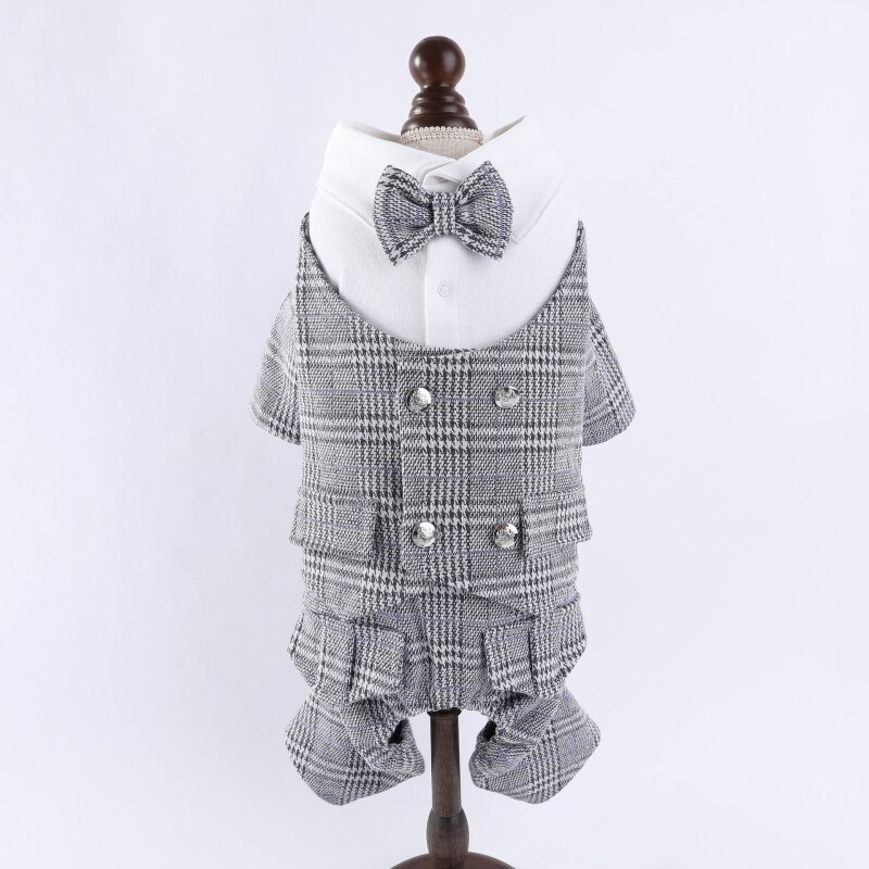 Boy Dog Clothes Wedding Suit Jumpsuit Small Dog Cl... – Grandado