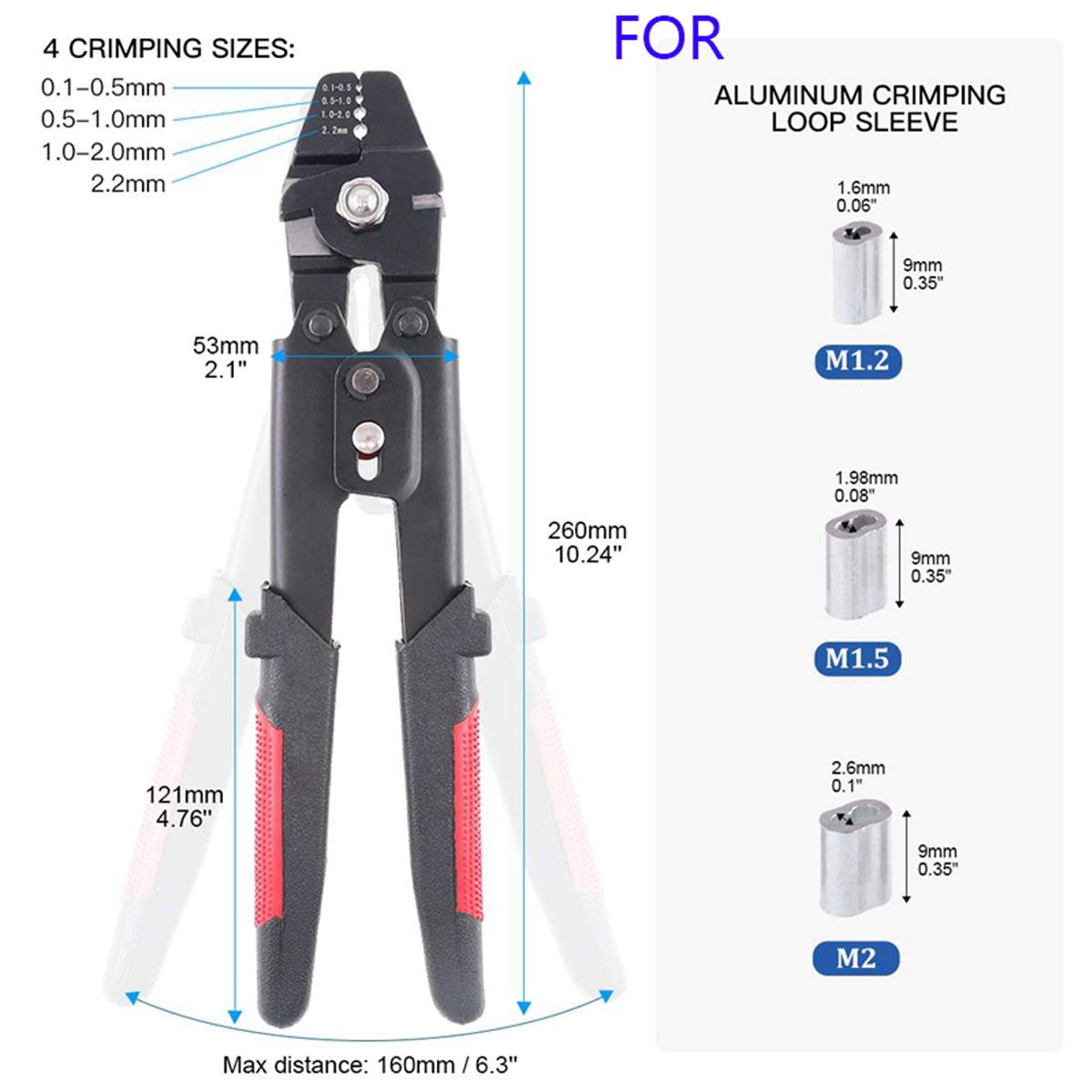 Tenazas para prensar de acero al carbono, tenazas ... – Grandado