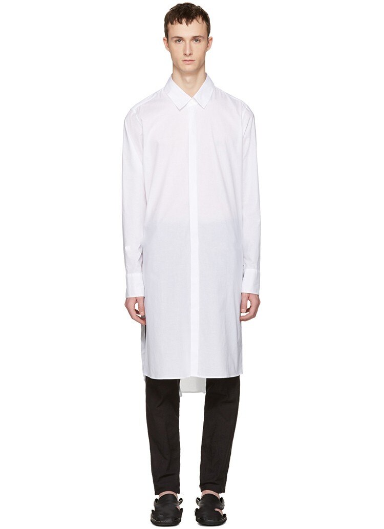 Men's clothing Street Medium length Irregular long... – Grandado