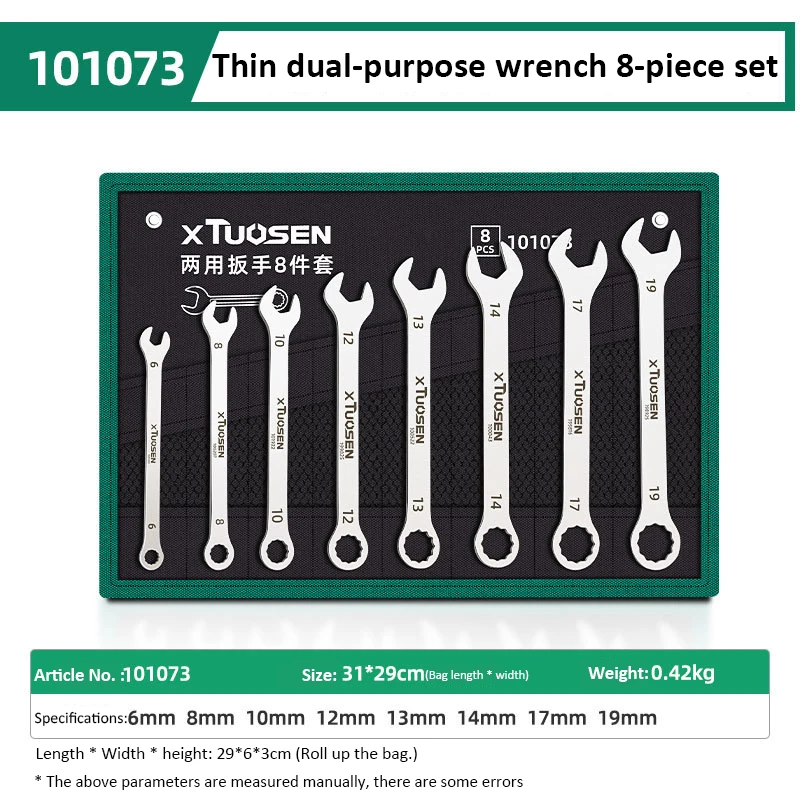 Ultra-thin Combination Wrench Set Open End Wrench ... – Grandado