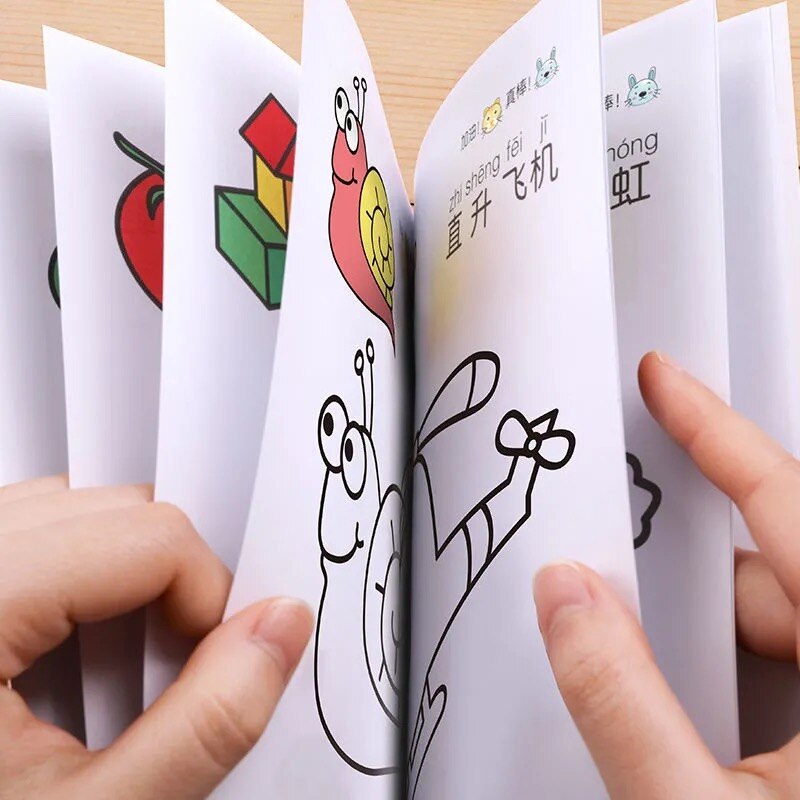 Chinese Coloring Books Watercolor Books Painting C... – Grandado