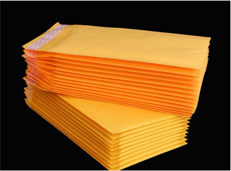 100pcs Yellow Kraft Bubble Mailers Padded Envelope... – Vicedeal