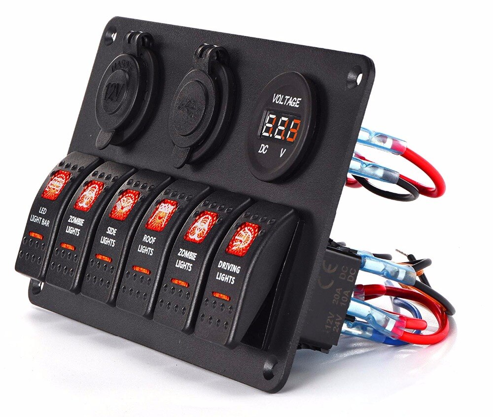 5 Pin 3 Gang/4 Gang/6 Gang Auto Marine Boot Circui... – Vicedeal