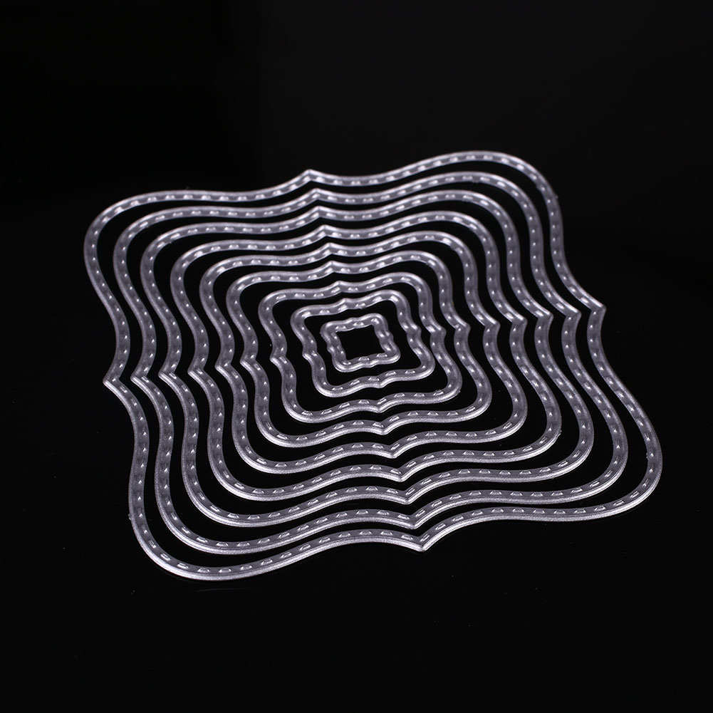 Troquel de corte en relieve, 9 Uds. De manualidades de acero al carbono ...