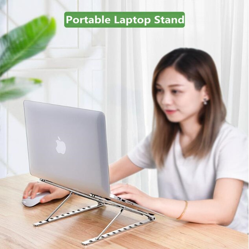 Upgrade Adjustable Foldable Laptop Stand Desktop N... – Grandado