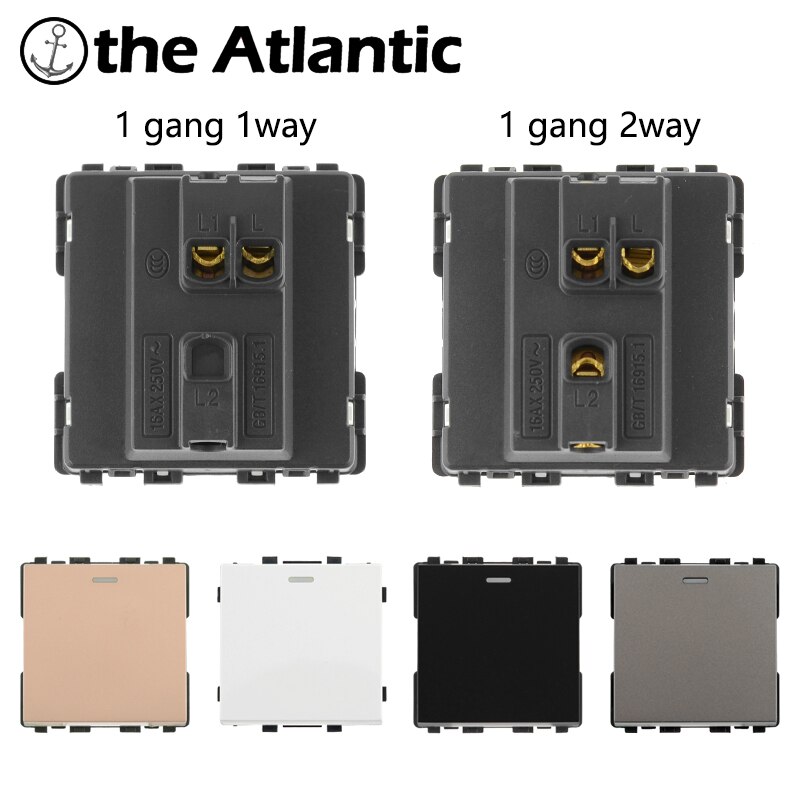 S Series- 1 Gang 1 2 Way Light Switch Lamp Light F... – Vicedeal