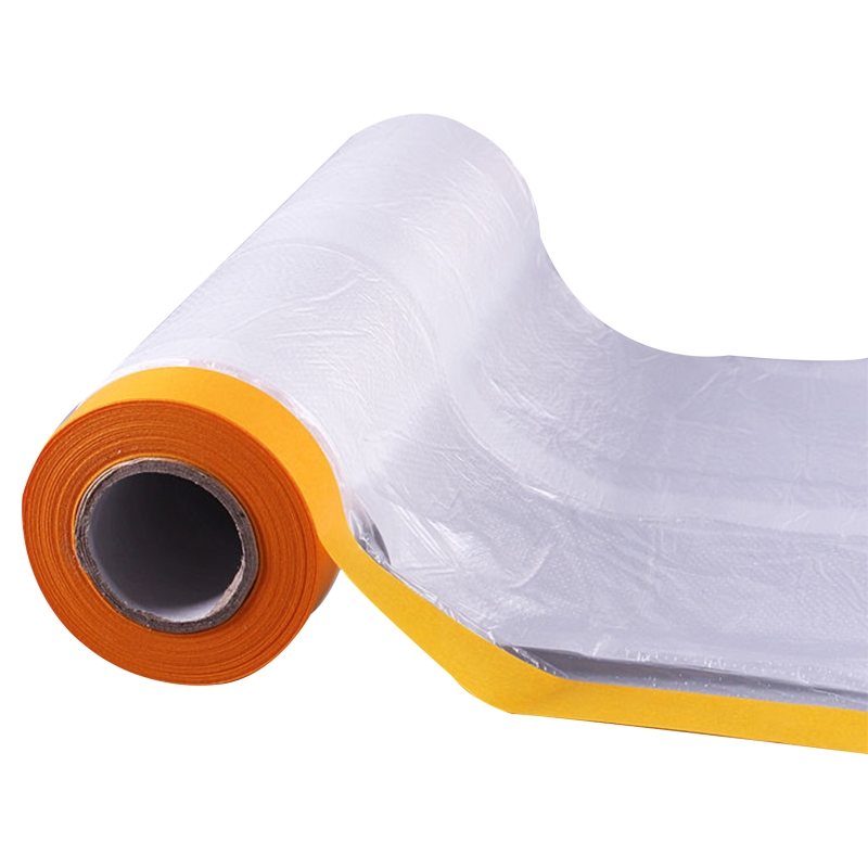 Masking Film Roll Pre-Taped Adhesive Painting Film... – Vicedeal
