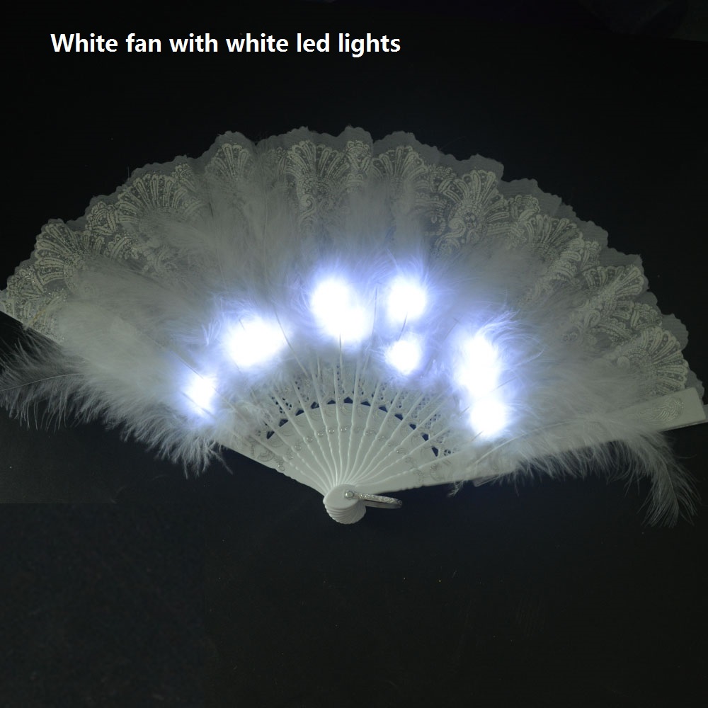 LED Fan Dance Lights Luminous Folding Fans Bar Sho... – Grandado