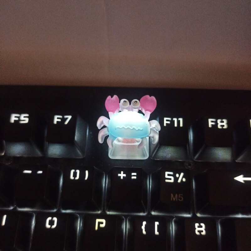 Custom Crab Keycap Bottom Backlit Keycaps for cher... – Grandado